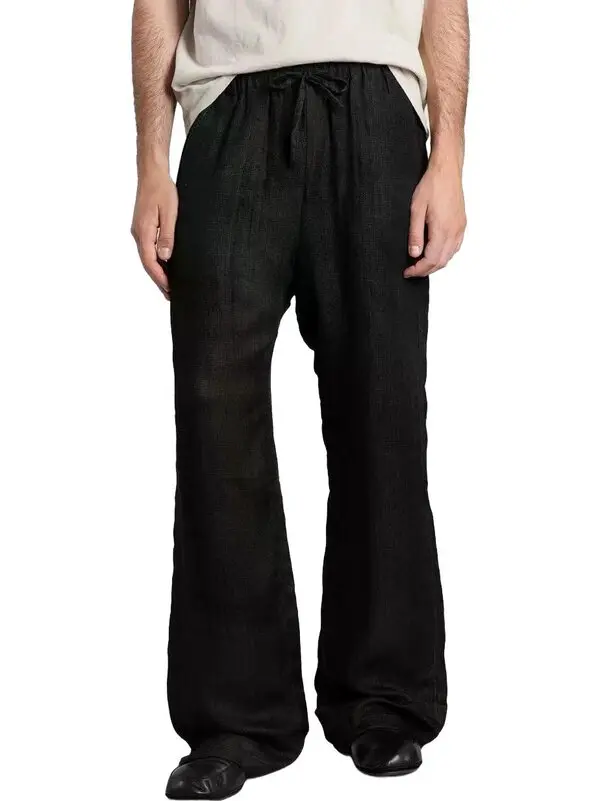 Needles Drawstring-waist Wide-leg Trousers - Green