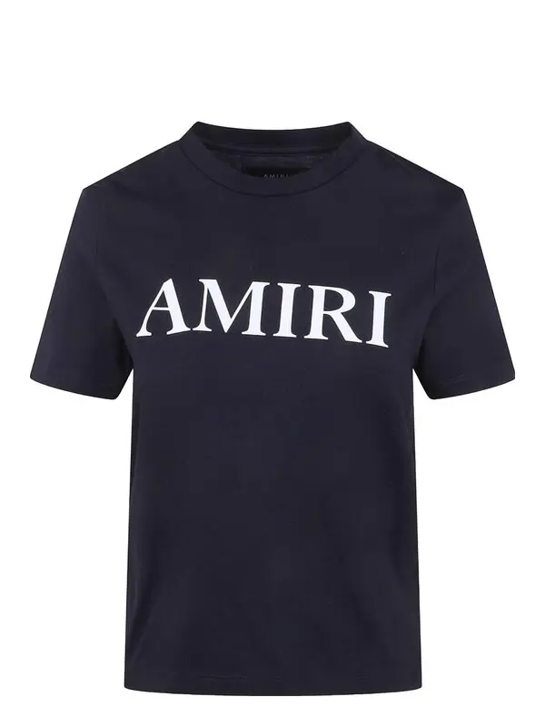 Amiri Short Sleeve Crewneck T-shirt - Black