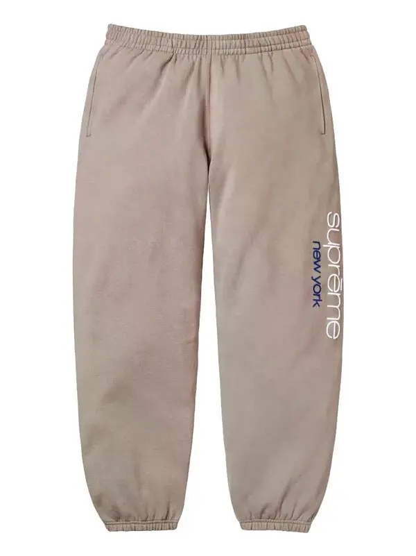Supreme Logo-print Track Pants - Neutrals