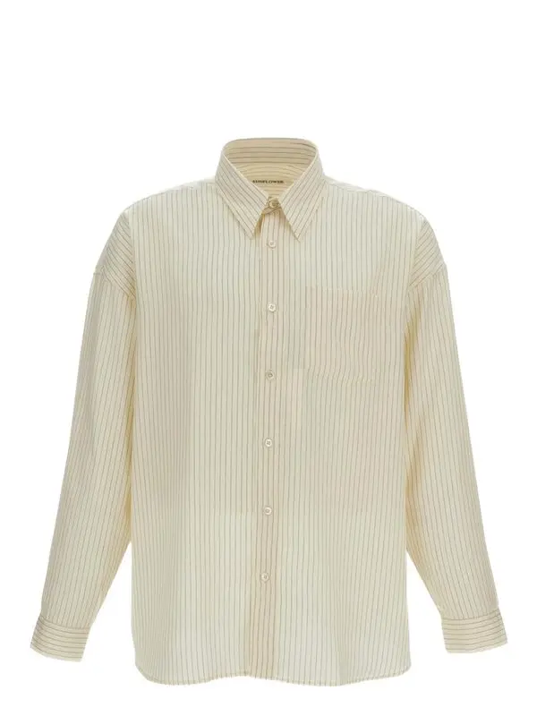 SUNFLOWER Striped Shirt - Nude