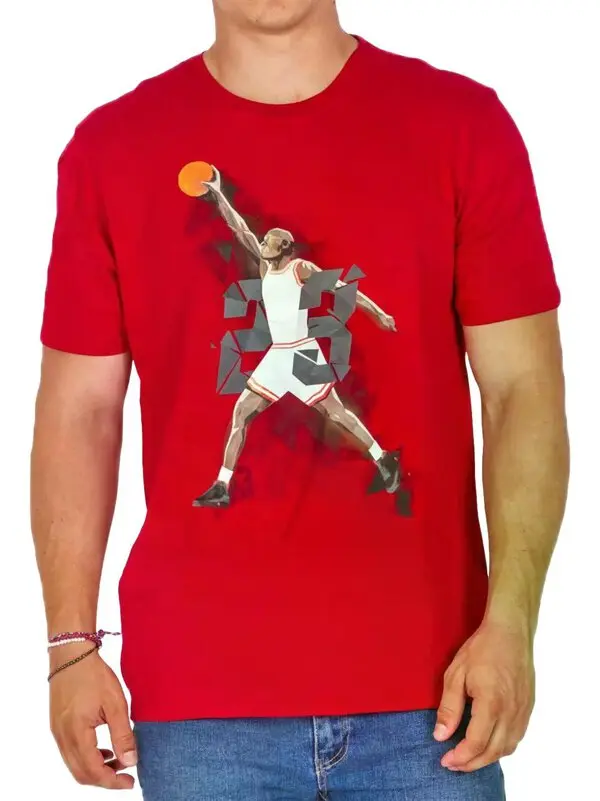 JORDAN West Madison St. Graphic-print T-shirt - Red