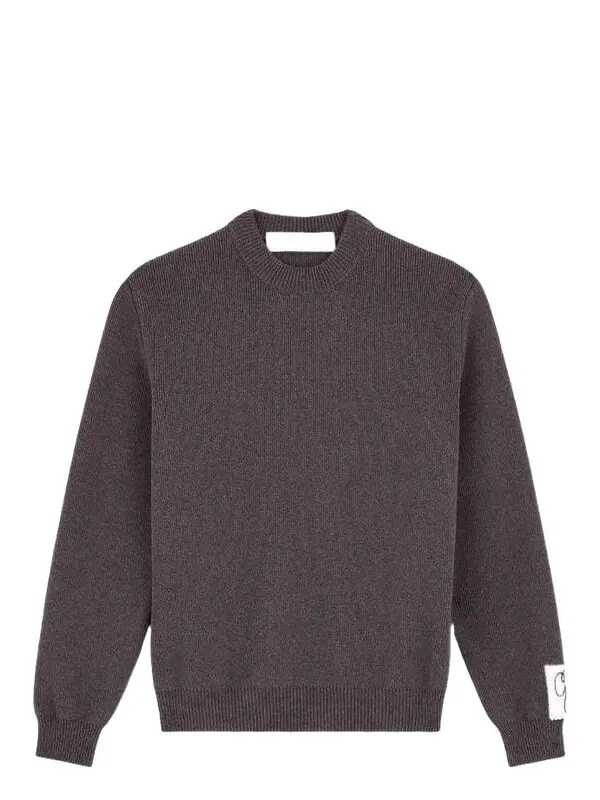 GOLDEN GOOSE Crew Neck Knit Jumper - Black