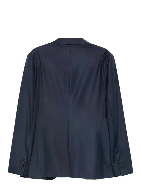 CARLO PIGNATELLI Satin-lapel Tailored Suit - Blue