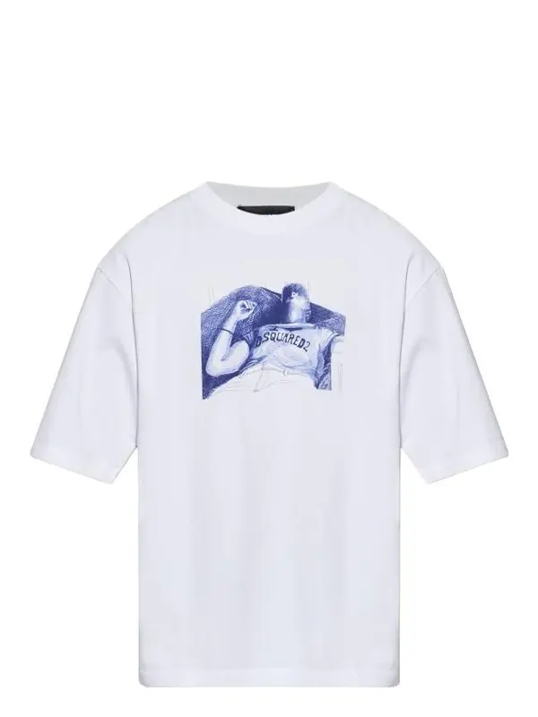 Dsquared2 Graphic-print T-shirt - White
