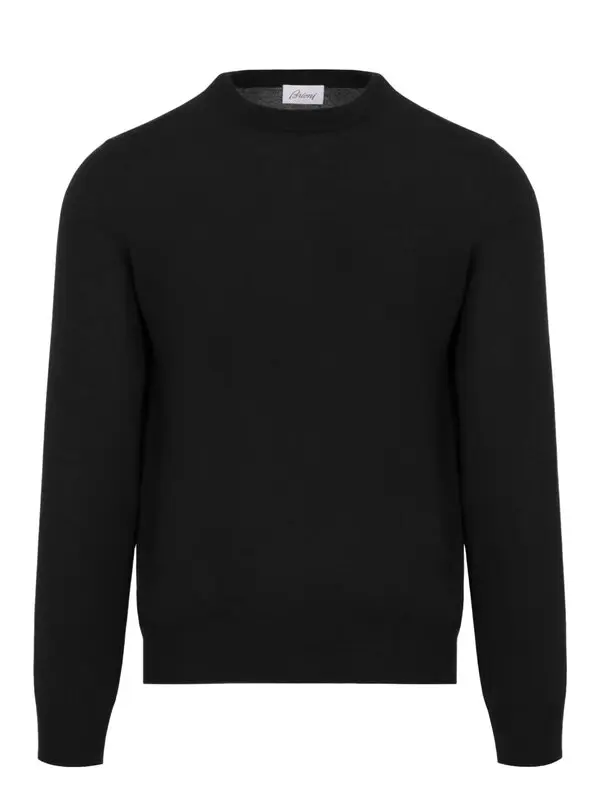 Brioni Crew Neck Sweater - Black