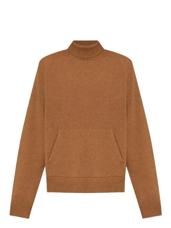 Dsquared2 High-neck Pouch-pocket Sweater - Brown