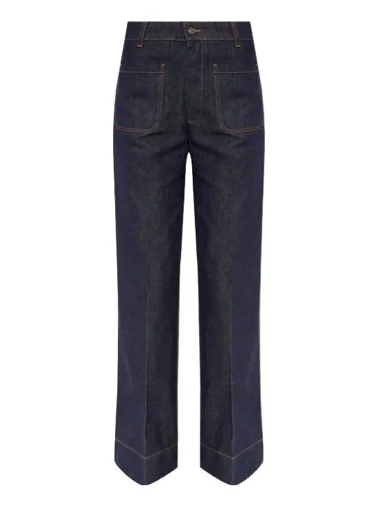 Victoria Beckham Belt Loop Jeans - Indigo