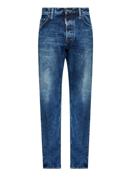 Dsquared2 Sexy 70s Straight-leg Jeans - Blue