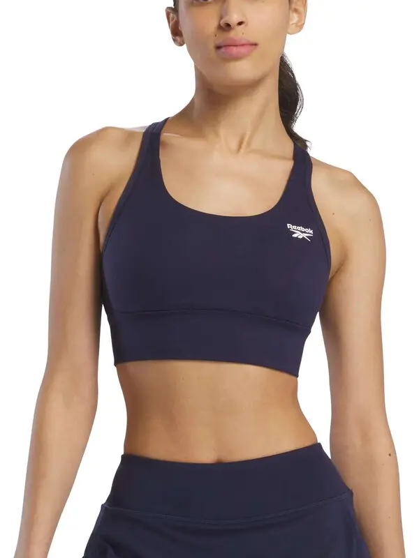 REEBOK Rush Medium-impact Sports Bra - Vector Navy