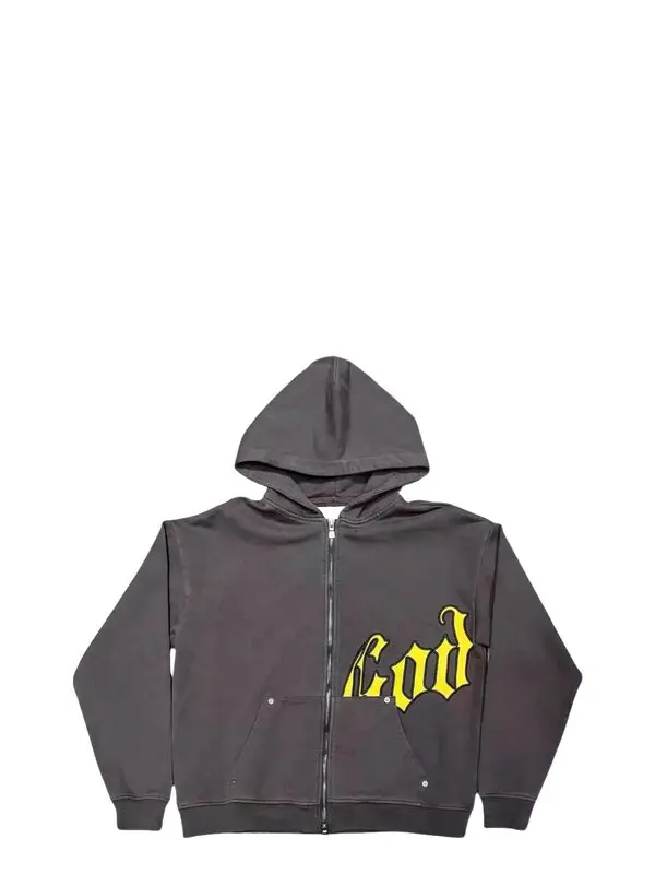 GODSPEED Og Logo V2 Zip-up Hoodie - Grey