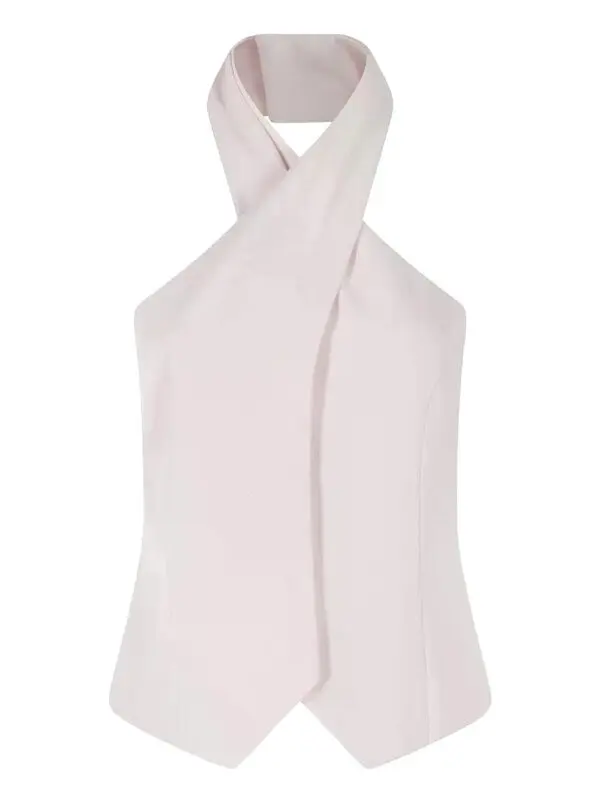 Federica Tosi Halterneck Blouse - Pink