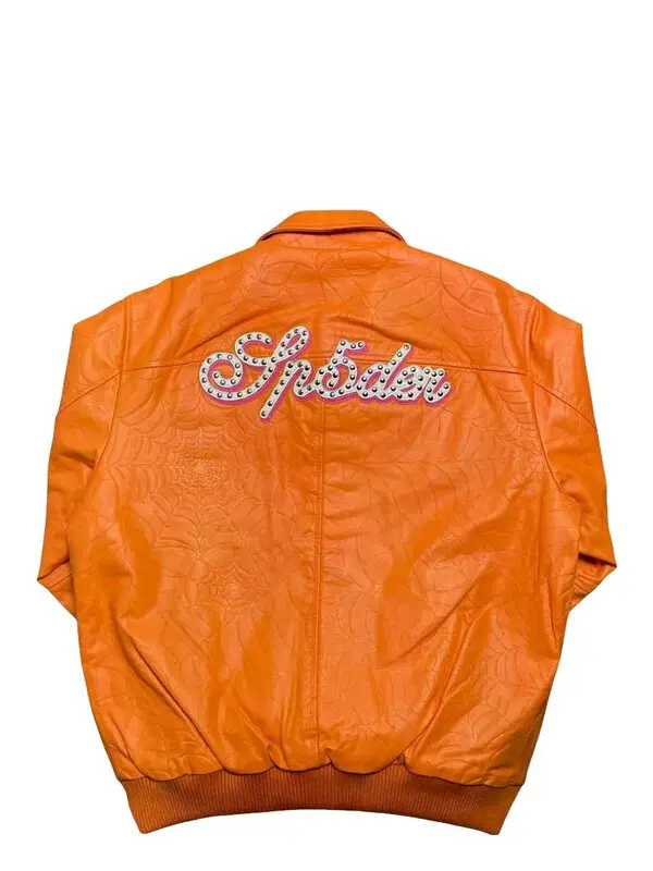SP5DER Logo Detail Jacket - Orange