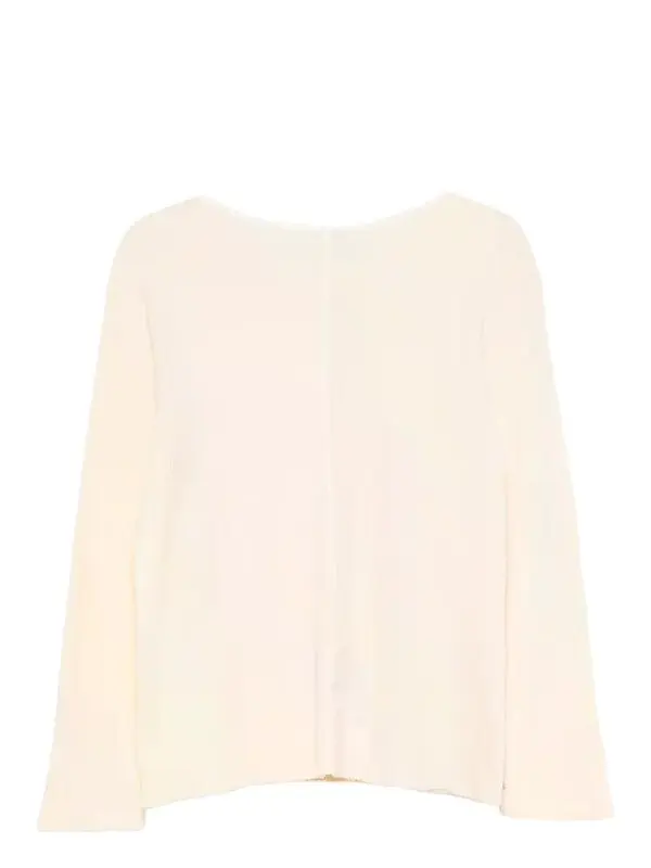 SECOND / LAYER Waffle-knit T-shirt - Neutrals