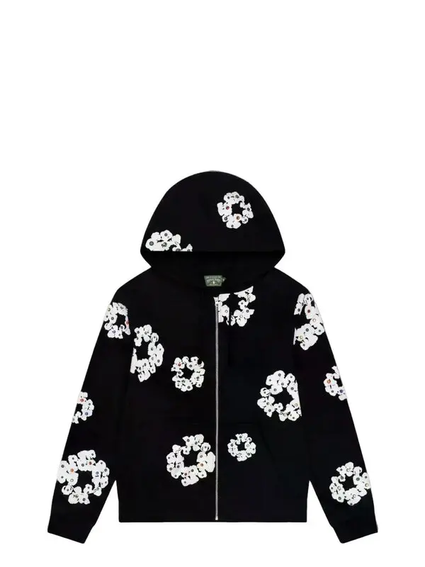 DENIM TEARS Cotton Wreath Hoodie - Black