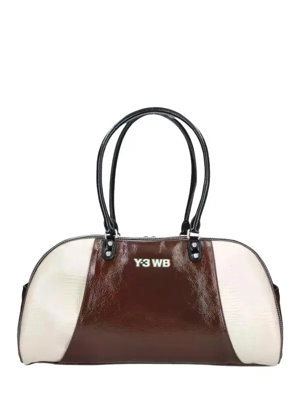Y3 X Wales Bonner Leather Panelled Holdall Bag - Brown