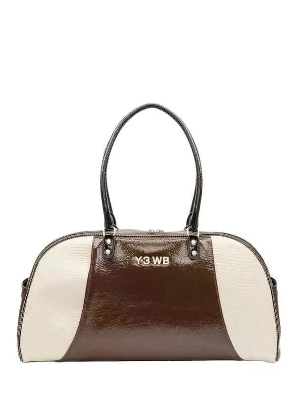 Y3 X Wales Bonner Leather Panelled Holdall Bag - Brown