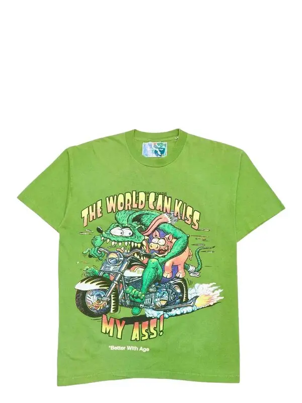 BETTER WITH AGE Graphic-print T-shirt - Green