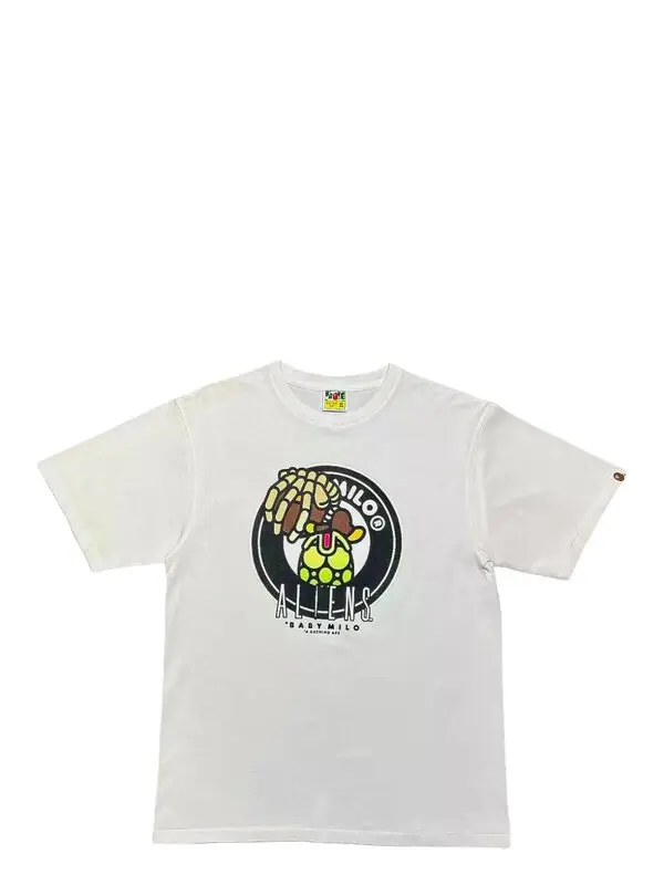 A BATHING APE Baby Milo Graphic-print T-shirt - White