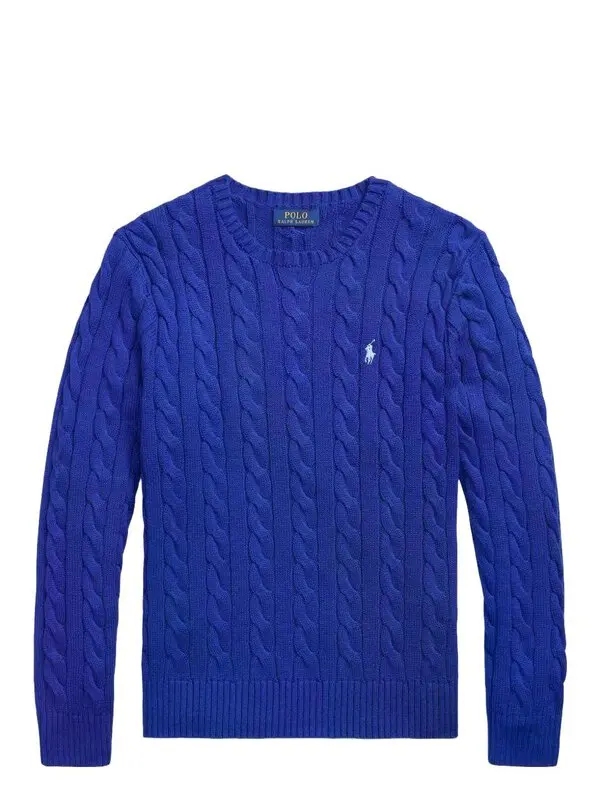 Polo Ralph Lauren Cable-knit Cotton Sweater - Blue