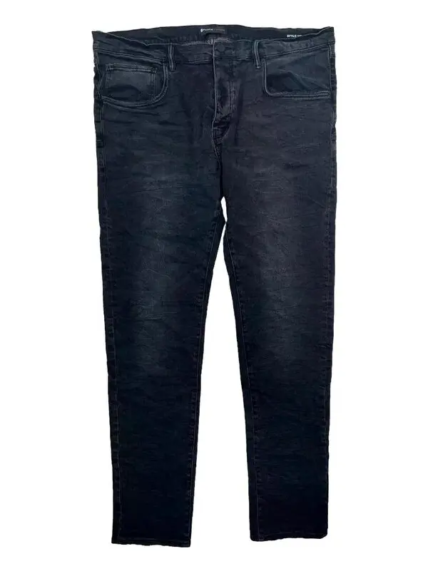 PURPLE BRAND P001 Resin Finish Jeans - Black