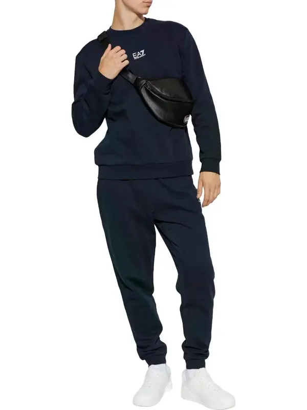 EA7 Logo-print Tracksuit - Blue