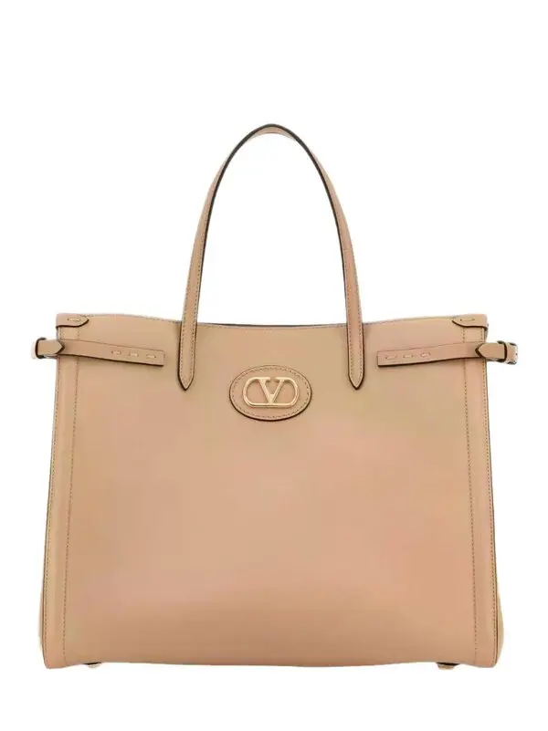 Valentino Garavani Vlogo Signature Tote Bag - Neutrals