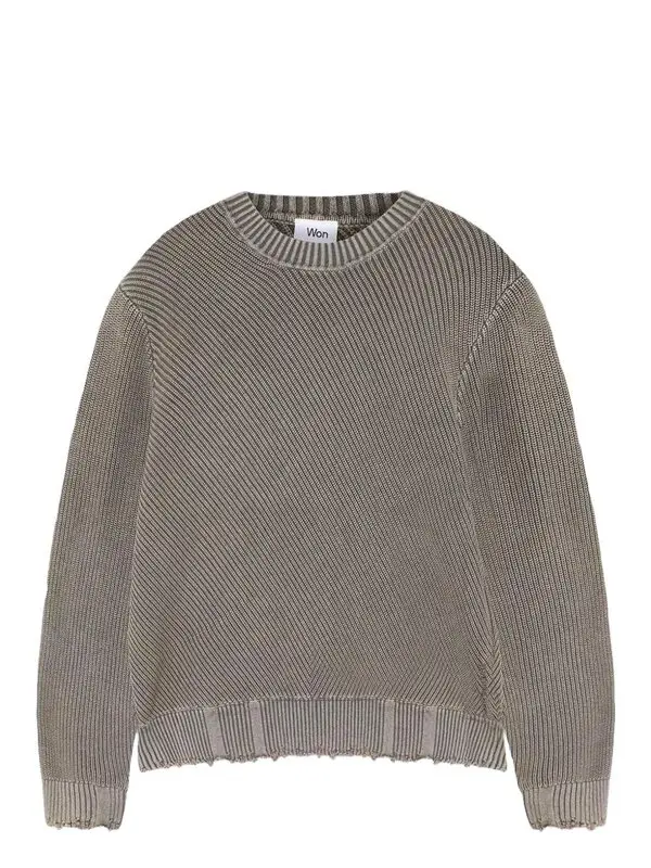 WON HUNDRED Bently Ribbed-knit Sweater - Neutrals