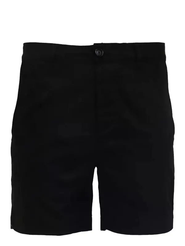 AMI Paris Bermuda Cotton Shorts - Black