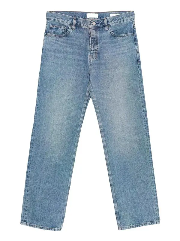 FRAME Five-pocket Relaxed-fit Jeans - Blue