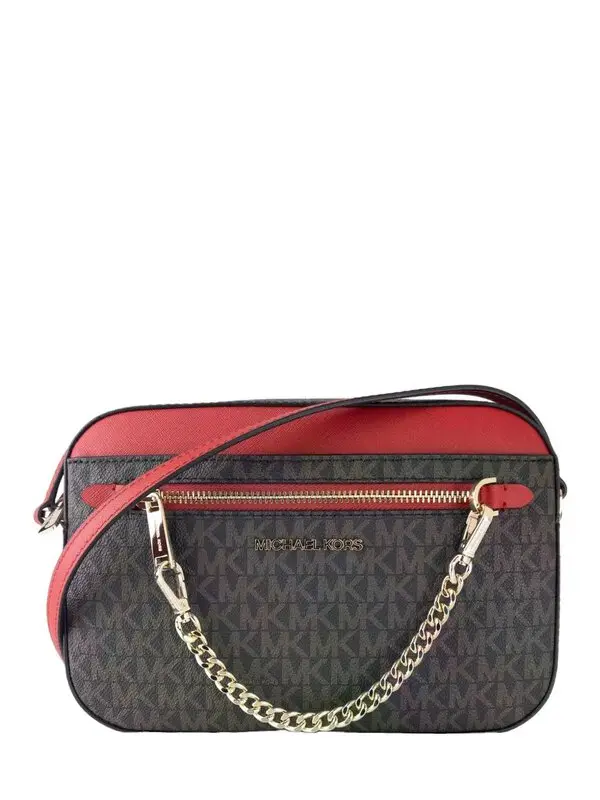 Michael Kors Large Jet Set Crossbody Bag - Brown