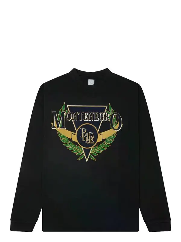 Rhude Montenegro Regatta Long-sleeve T-shirt - Black