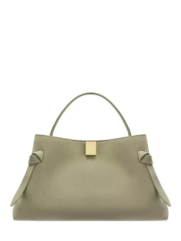 Yuzefi Gyoza Suede Tote Bag - Green