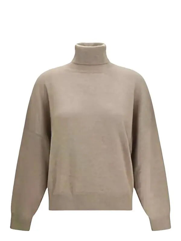 Brunello Cucinelli Cashmere Turtleneck Sweater - Neutrals