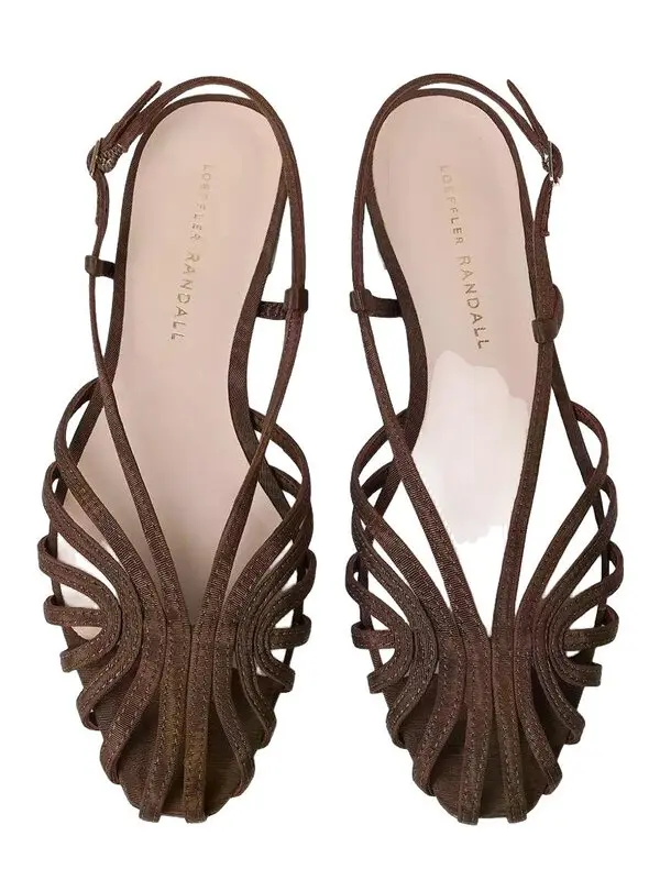 LOEFFLER RANDALL Devon Cage Sandals - Brown