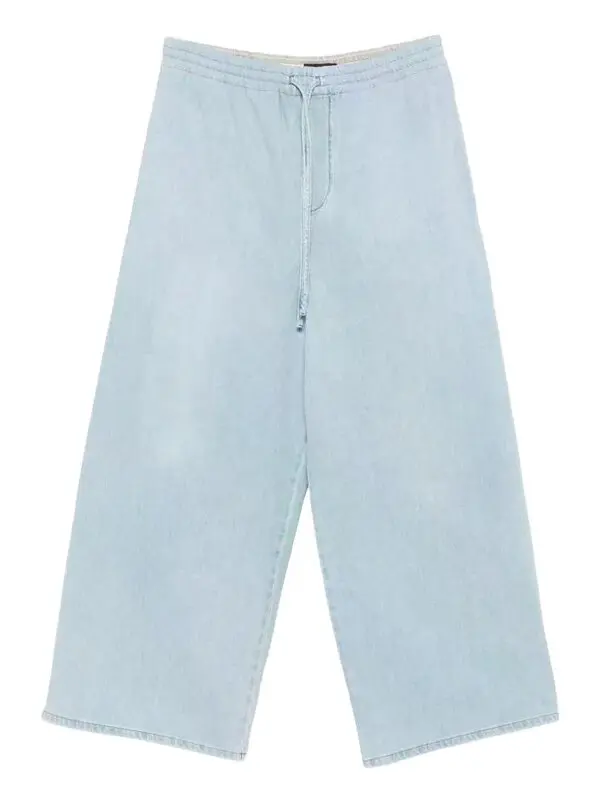 Loewe X Paula's Ibiza Anagram-embroidered Jeans - Blue