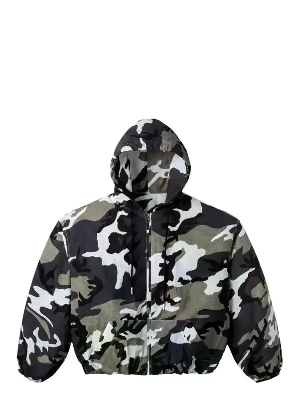 GV GALLERY Deron Camouflage-print Jacket - Black