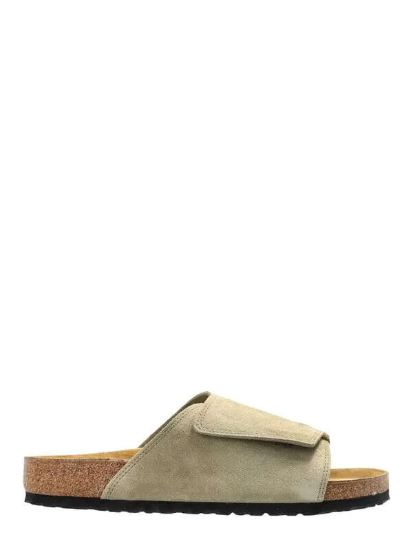 BIRKENSTOCK Solana Vl Suede Slides - Green
