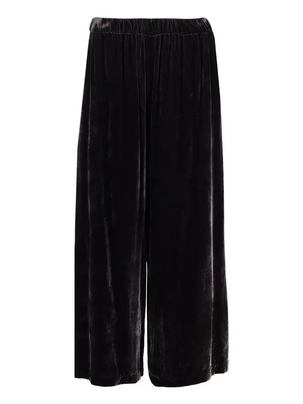 P.a.r.o.s.h Viscose Blend Silk Trousers - Brown