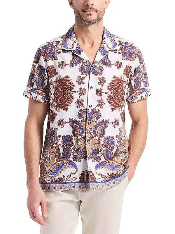 Robert Graham Dunbridge Short Sleeve Woven Shirt - Multi