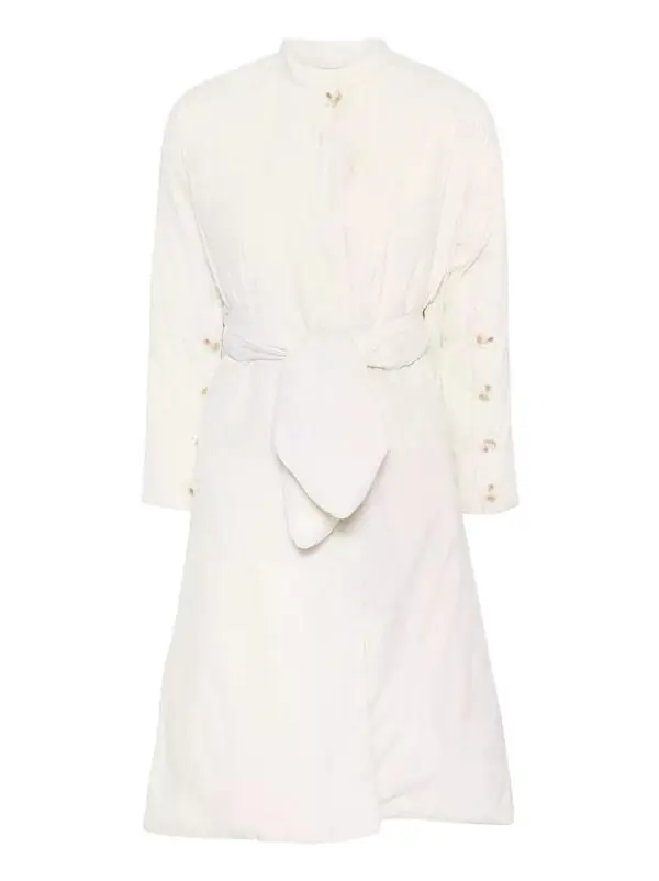 PSOPHIA Belted Button-cuff Coat - Neutrals