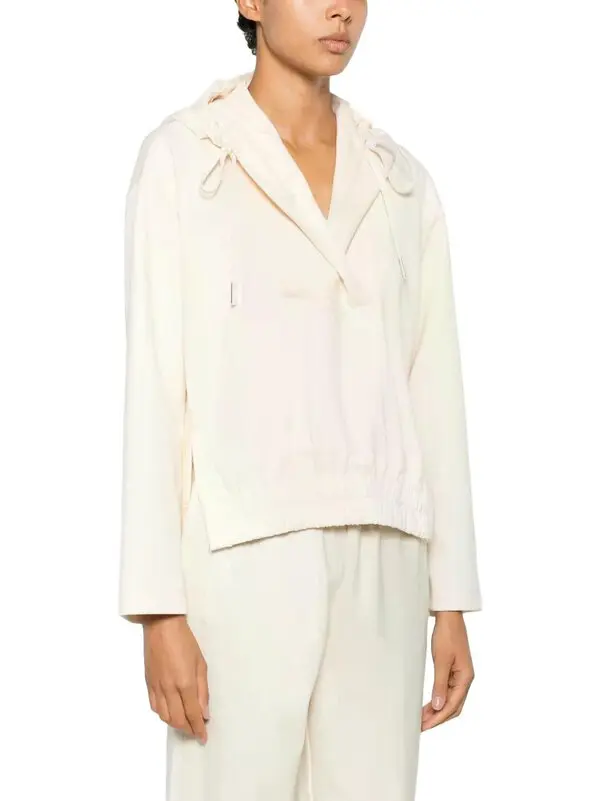 PSOPHIA Drawstring Hood Hoodie - Neutrals