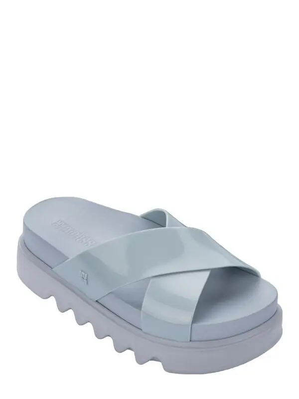 Melissa Cozy Cross Platform Sandals - Blue