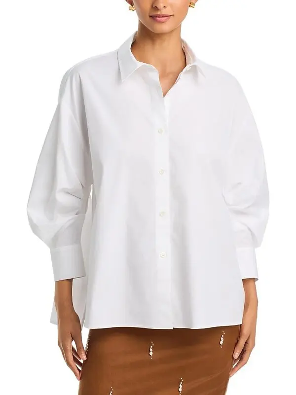 Carolina Herrera Clara Cotton Shirt - White