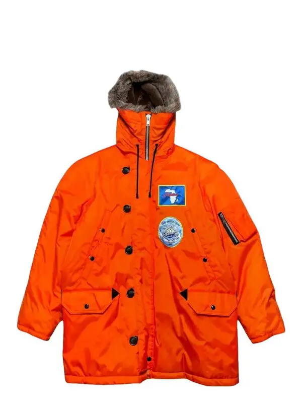 DENIM TEARS Longest Trip Parka - Orange