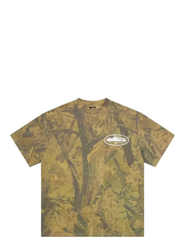 CORTEIZ Puff Print Island Short-sleeve T-shirt - Green
