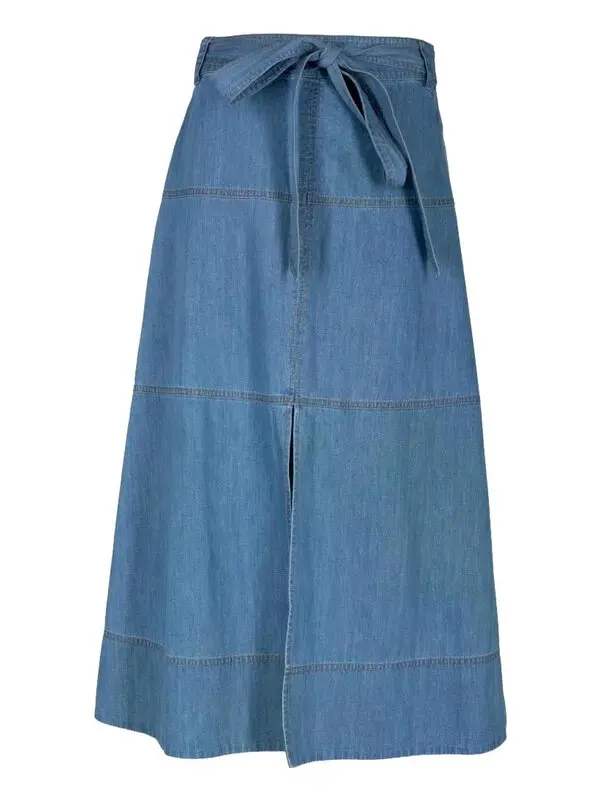 Tanya Taylor Hudley Midi Skirt - Blue