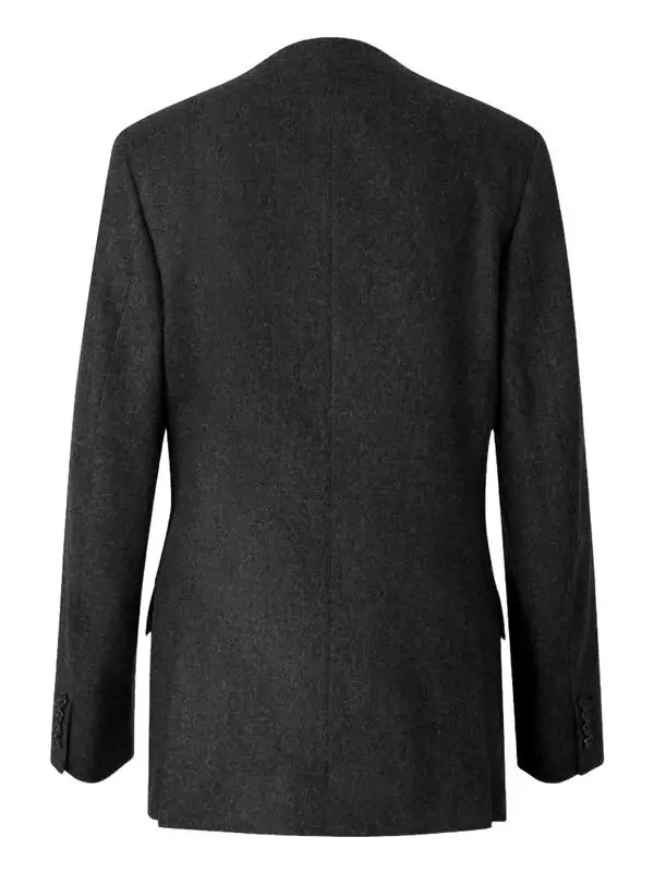 JIL SANDER Collarless V-neck Jacket - Grey