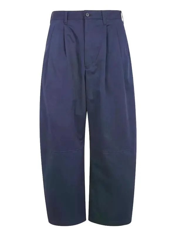 Comme Des Garçons Wide-leg Trousers - Blue