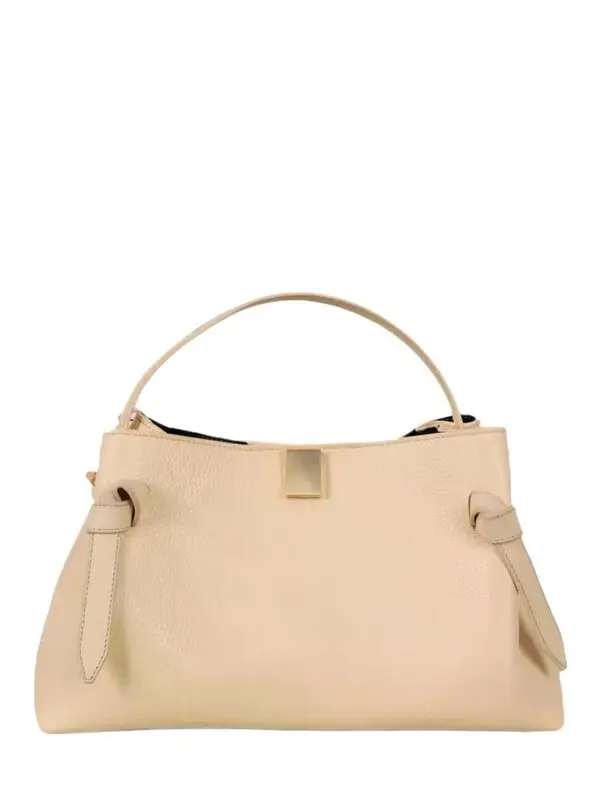 Yuzefi Leather Handbag - Neutrals