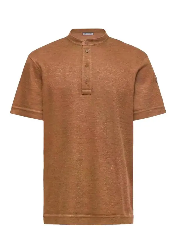 Moncler Logo-patch T-shirt - Brown